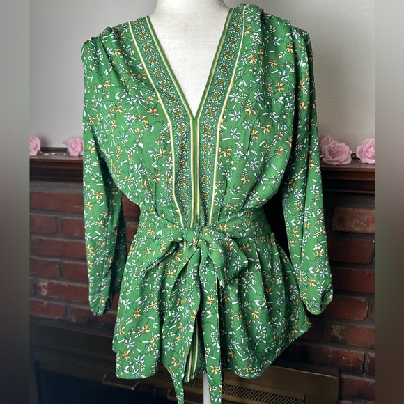Max Studio | Tops | Max Studio Green Blouse | Poshmark